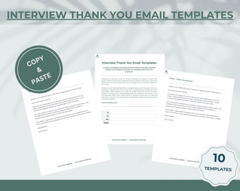 After Interview Thank You Emails 5 Fully Written Thank You Emails for ...