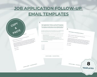 Professional Job Application Follow-up Email Templates - Boost Your ...