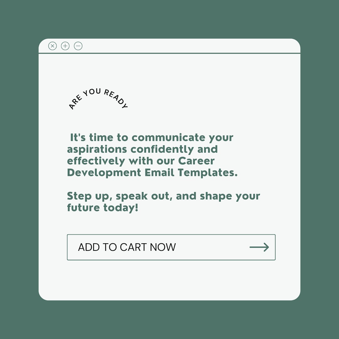Career Development Plan Request Email Templates - Etsy
