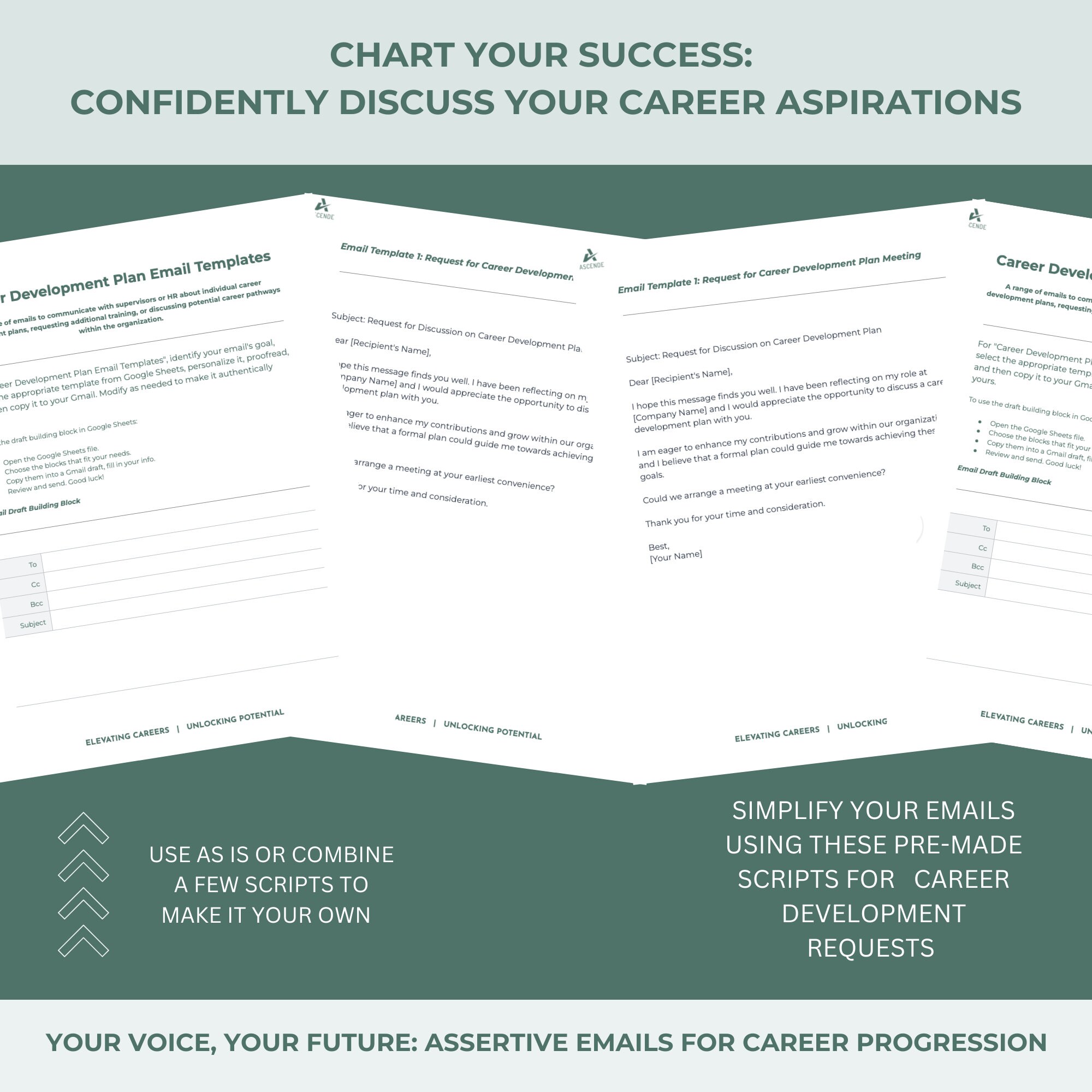 Career Development Plan Request Email Templates - Etsy