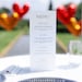 Modern Wedding Triangle Table Number Template, Wedding Menu, Program ...