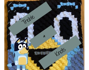 Bluey C2c Crochet Pattern - Etsy