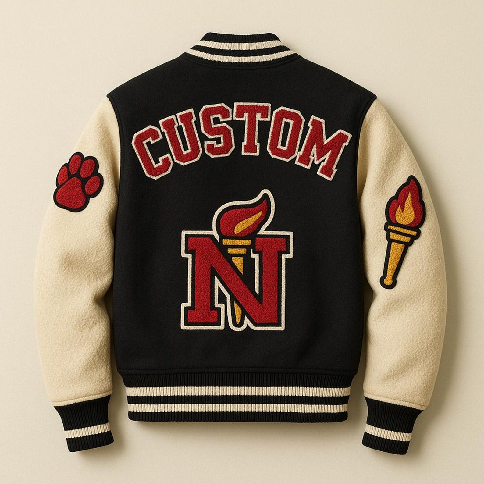 Custom Embroidered Varsity Jacket – Personalized Letterman Jackets for ...