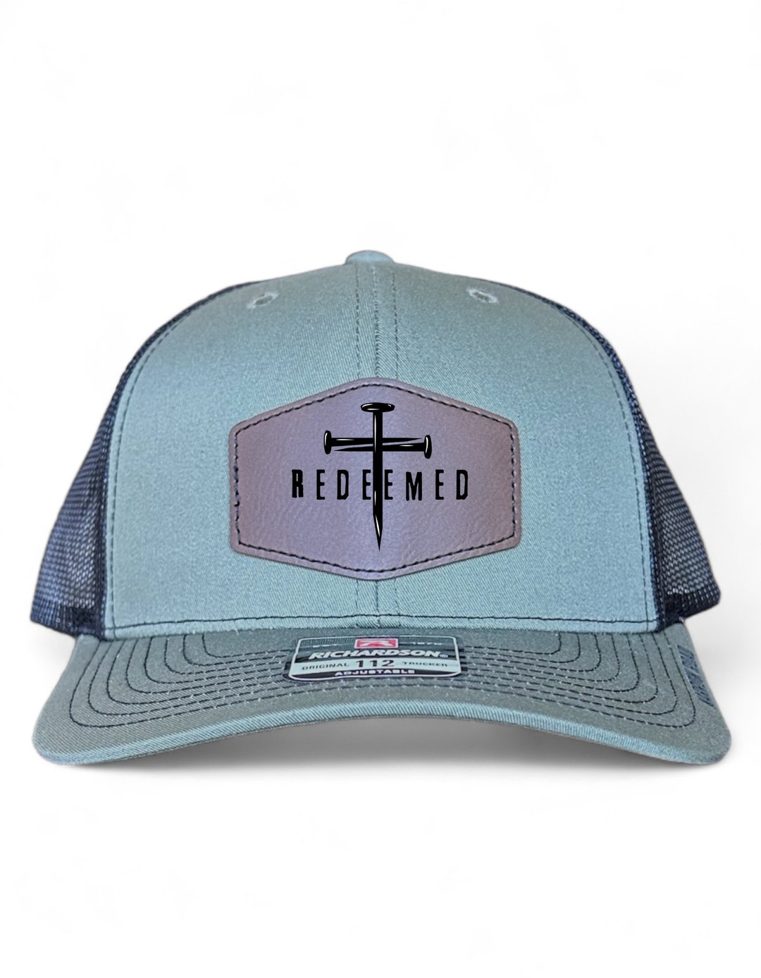 Redeemed Nail Cross, Richardson Trucker Hat, Christian Snapback Hat ...