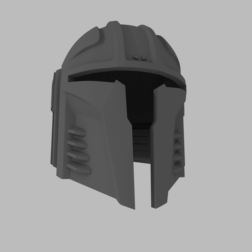 Custom Mandalorian Helmet 3D Files for Printing - Etsy