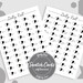 Printable Gelly Roll Swatch Card Art Supplies Bundle | 100 Colors ...