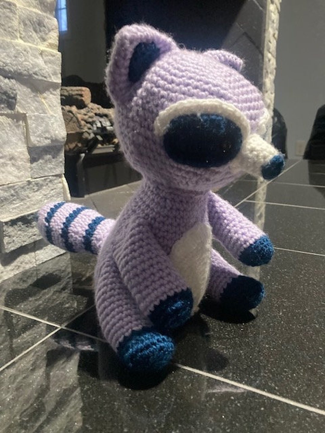 Purple Raccoon Plushy, Randall - Etsy
