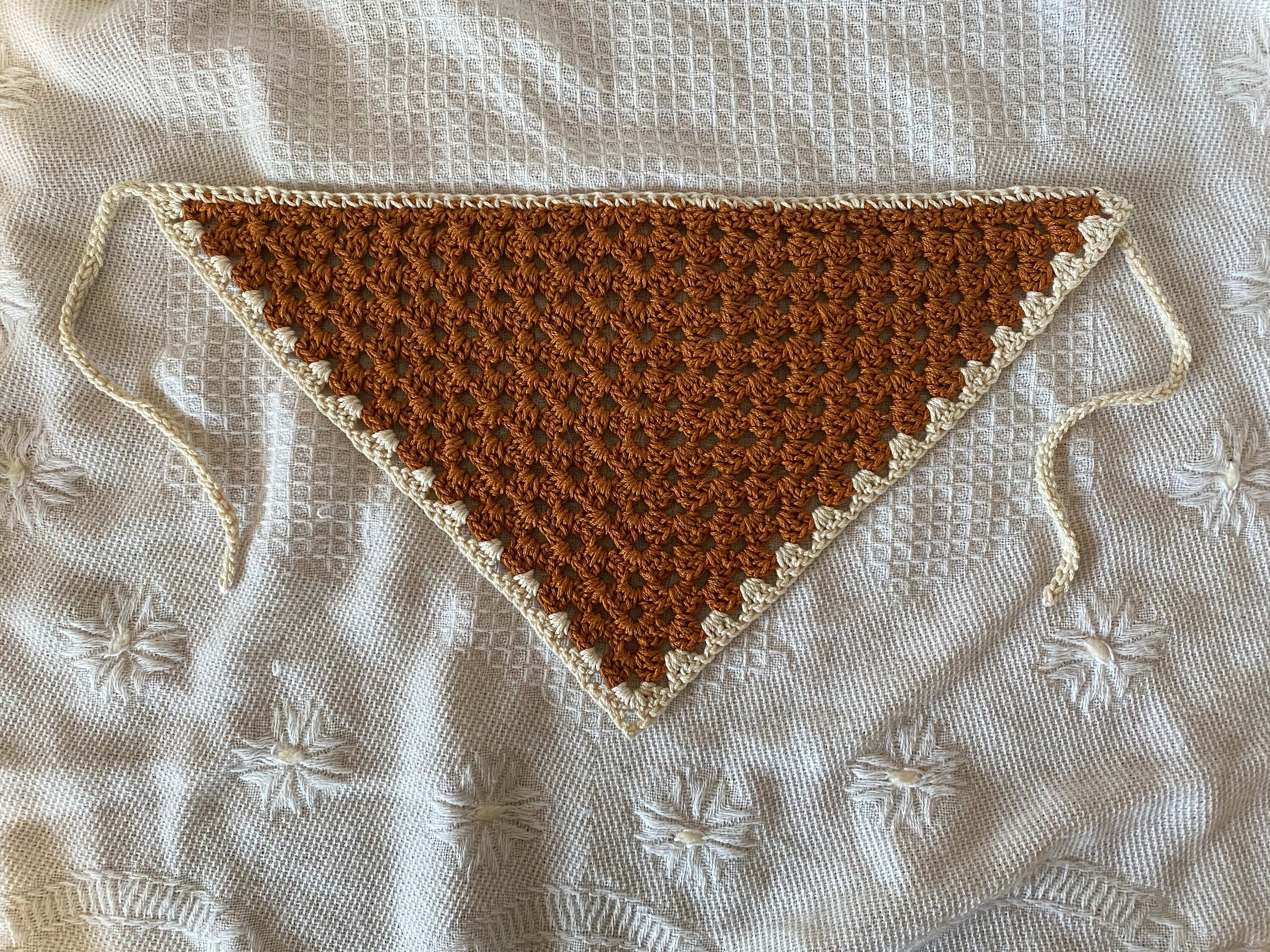 Handmade Crochet Bandana - Etsy