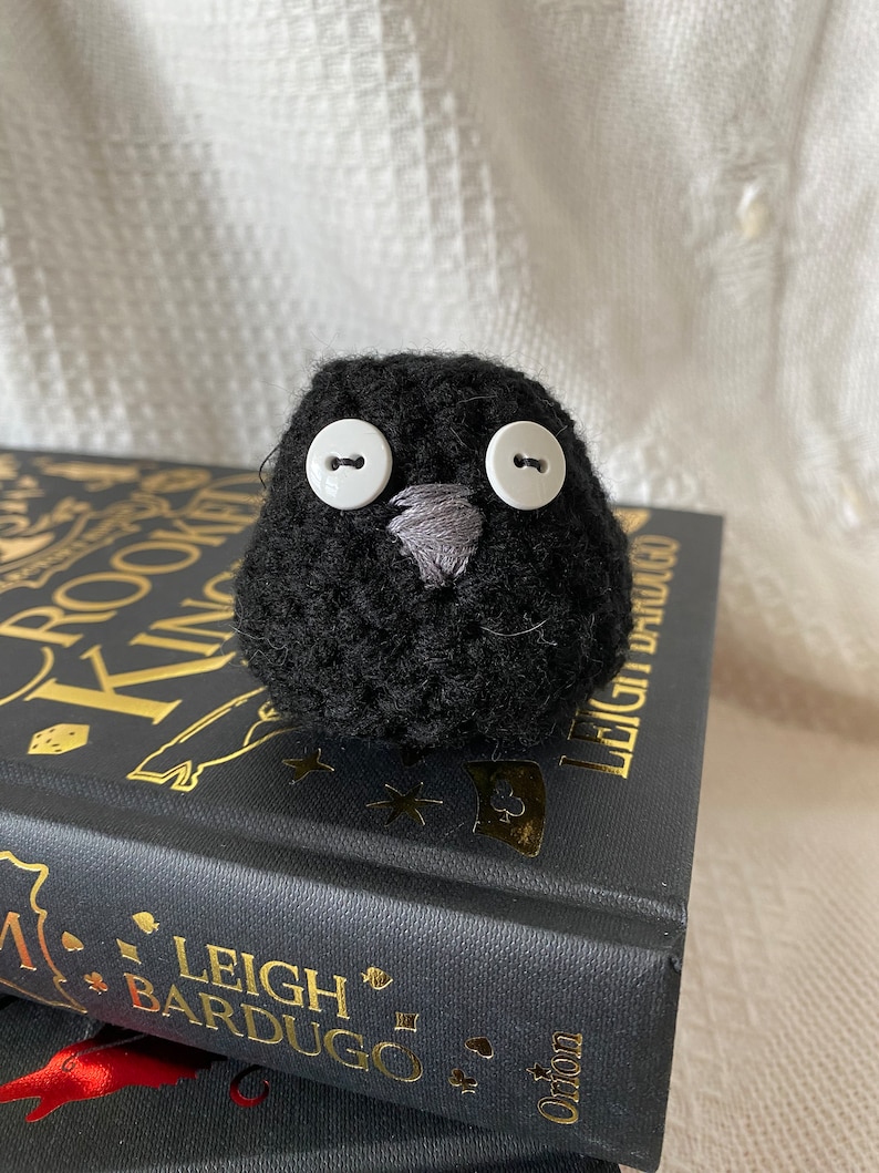 Mini Crow Crochet Plush - Etsy