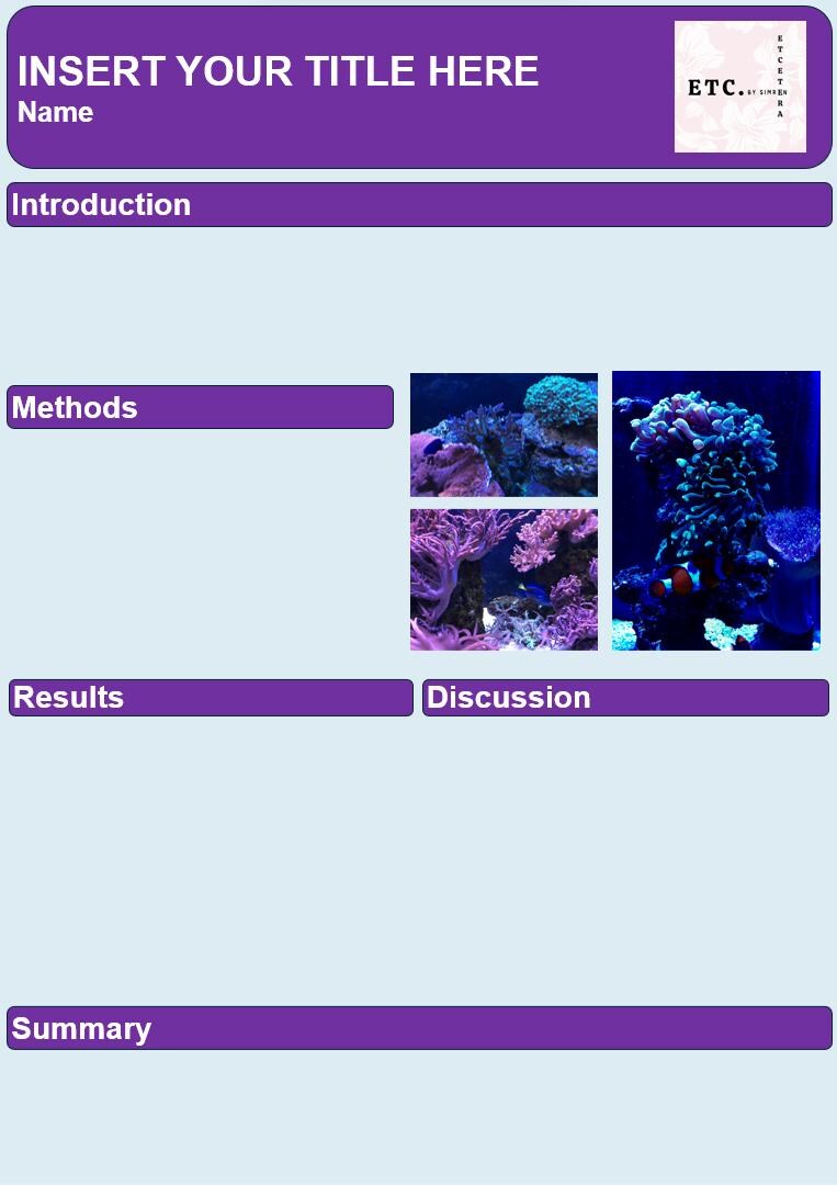 Scientific Poster Template (powerpoint or Google Slides) DIGITAL ...