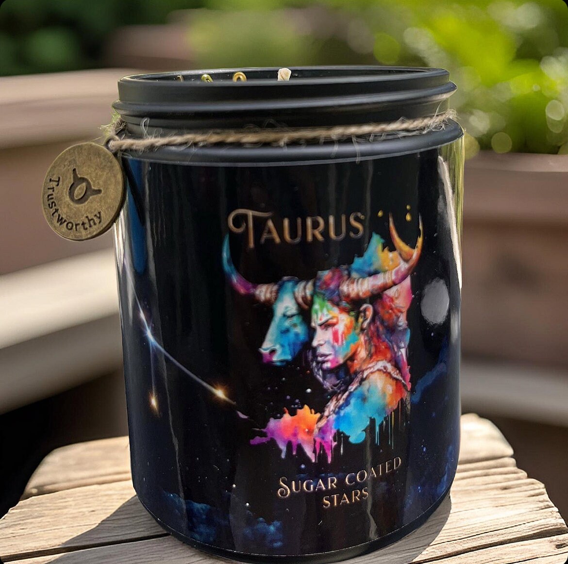Taurus Zodiac Warrior Woman Candle, Taurus Gift, Handmade Soy Wax ...