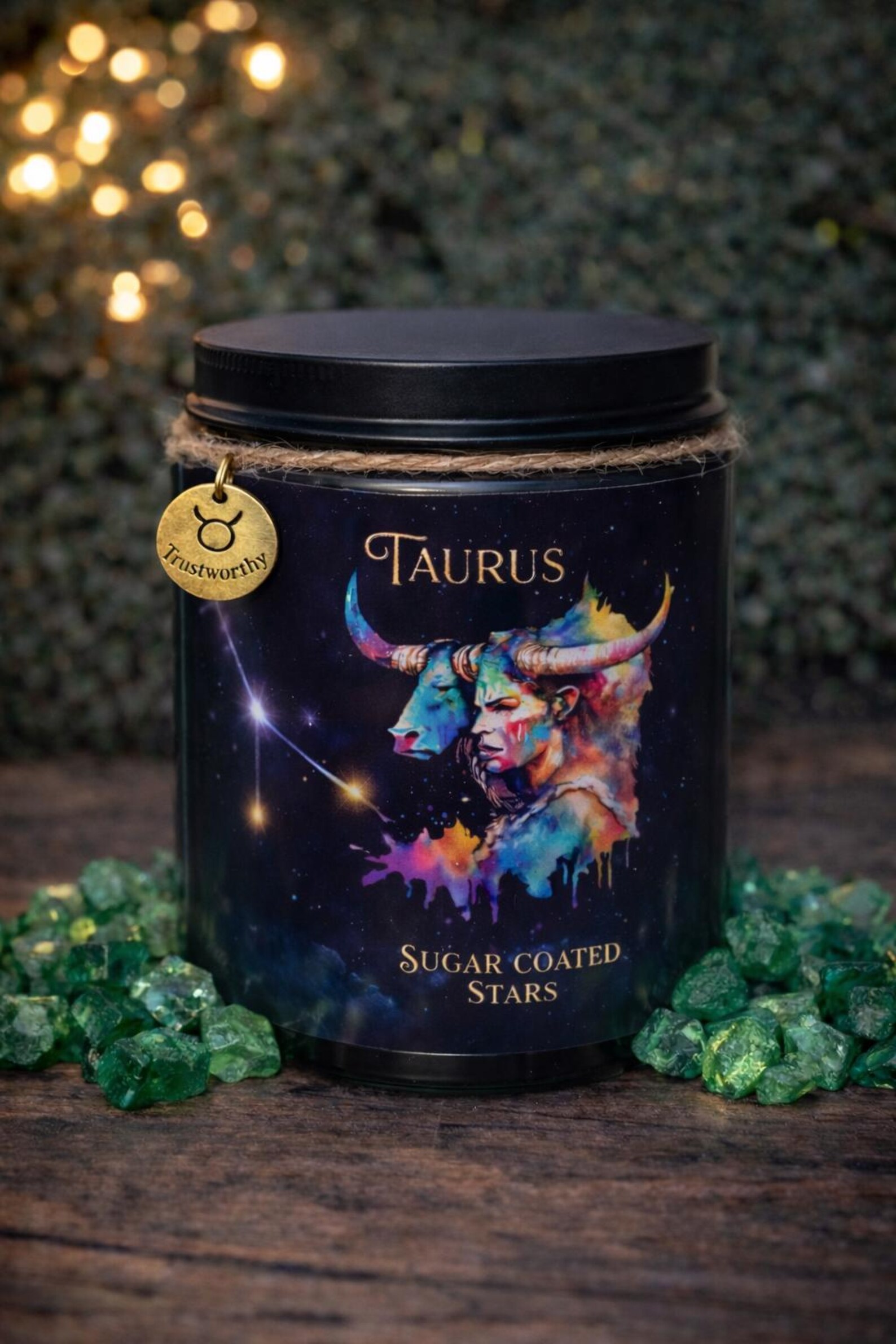 Taurus Zodiac Warrior Woman Candle, Taurus Gift, Sugar Cookie Royale ...