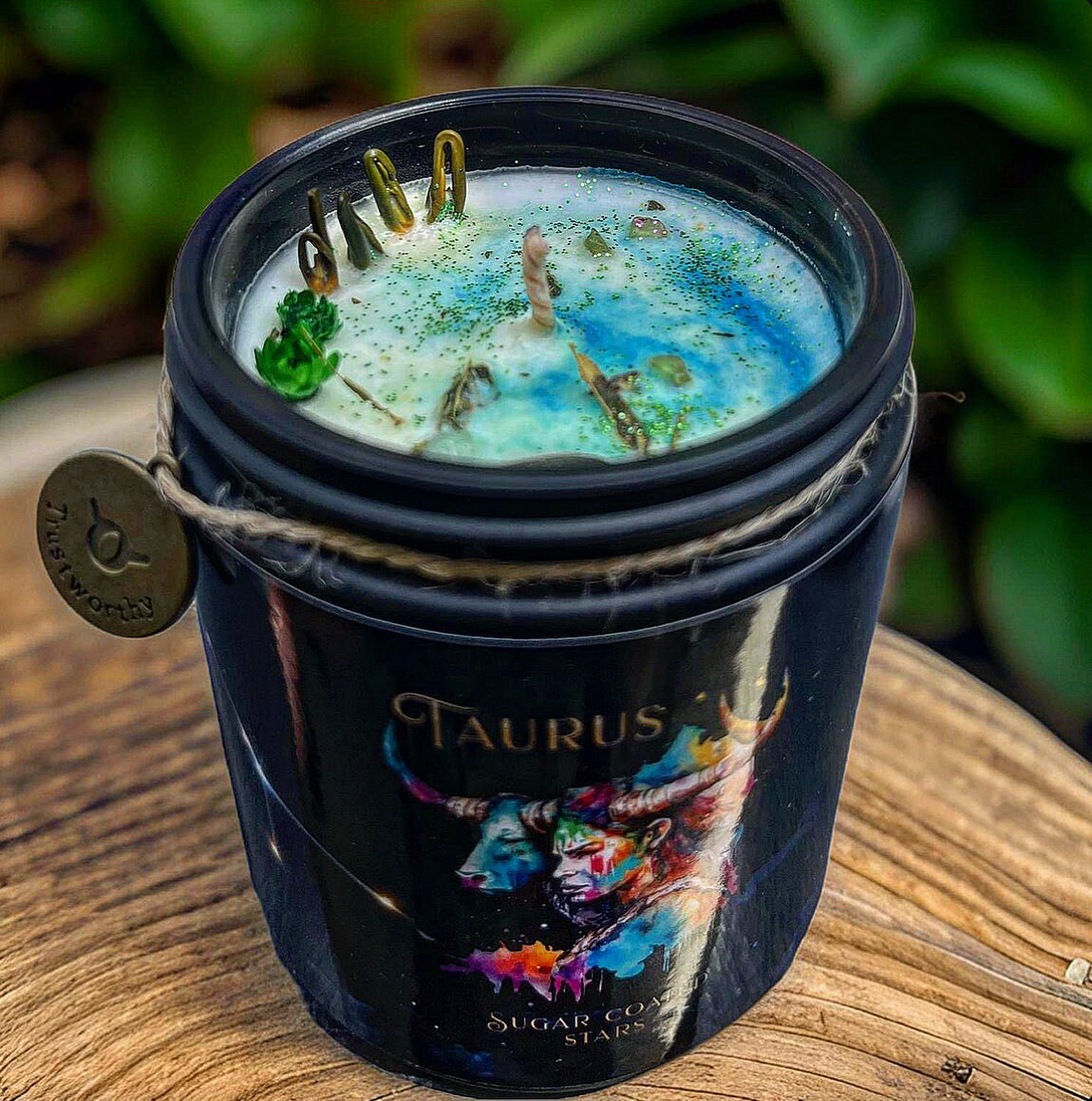 Taurus Zodiac Warrior Woman Candle, Taurus Gift, Handmade Soy Wax ...