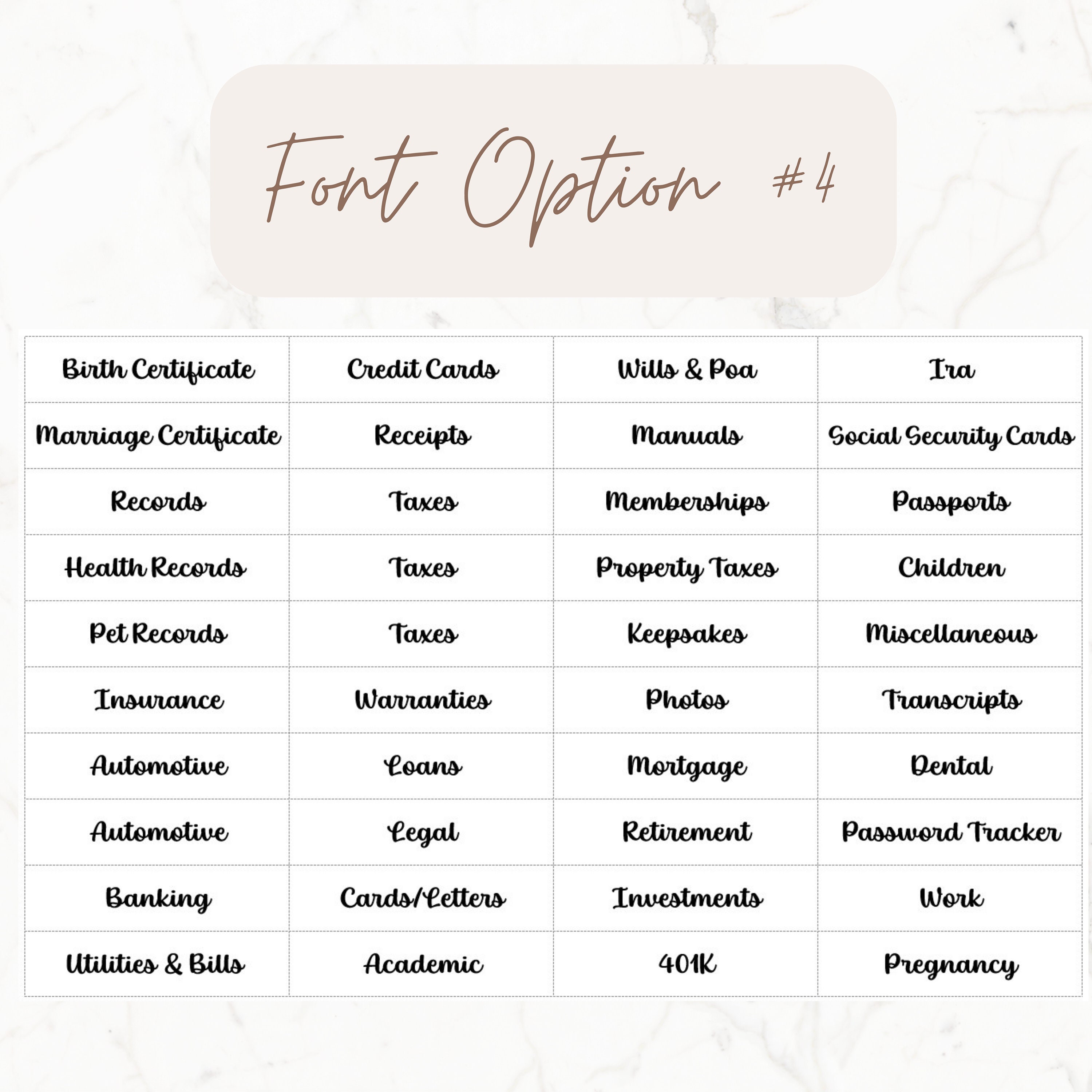 Home Filing System, Home Files, Home Office Organization, File Storage ...