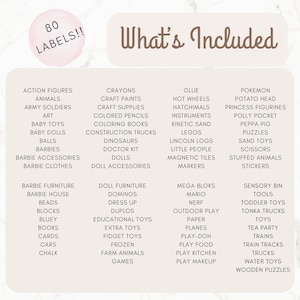 Toy Bin Labels, Playroom Organization, Playroom Labels, Trofast, Cube ...