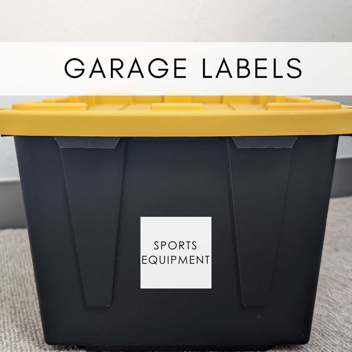 Home Storage Labels | Storage Bin Labels | Garage & Basement Labels ...
