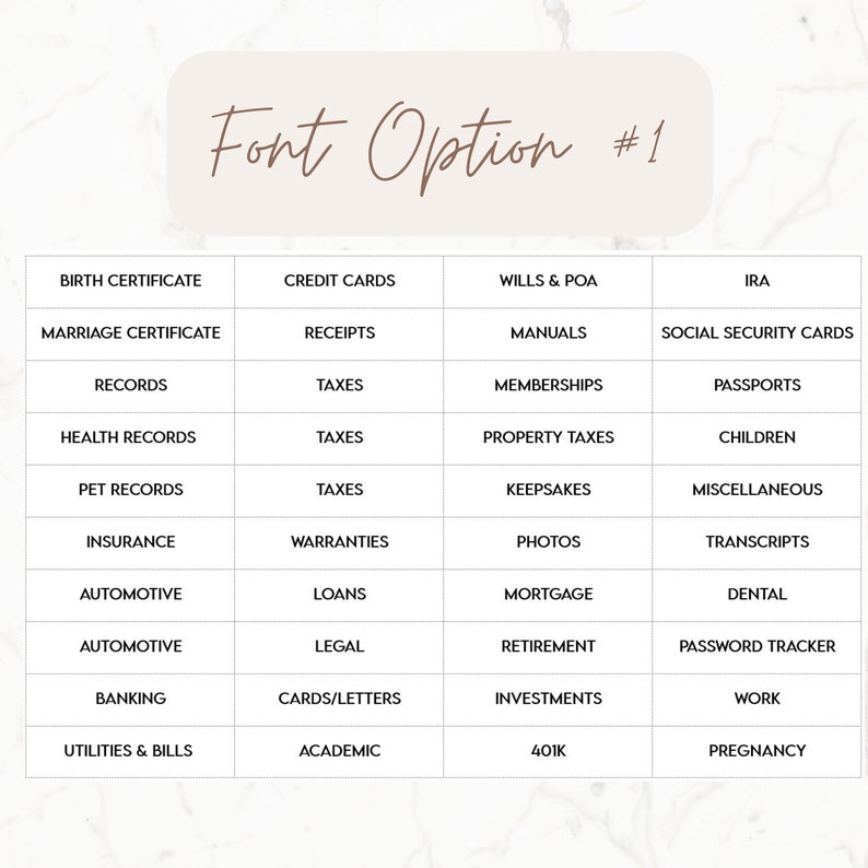 Home Filing System, Home Files, Home Office Organization, File Storage ...