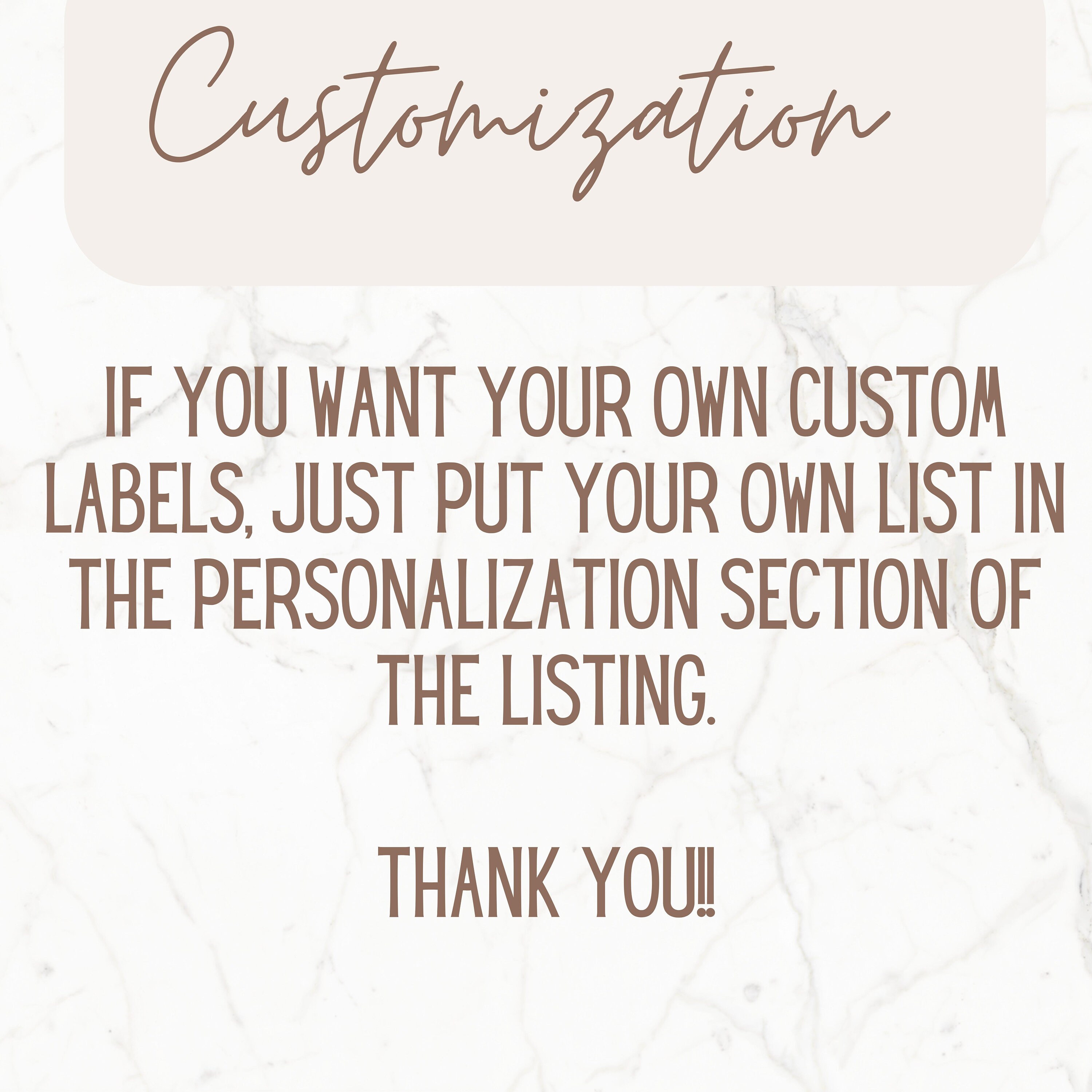 Home Organization Labels, Precut Home Filing System LABELS, Home Office ...