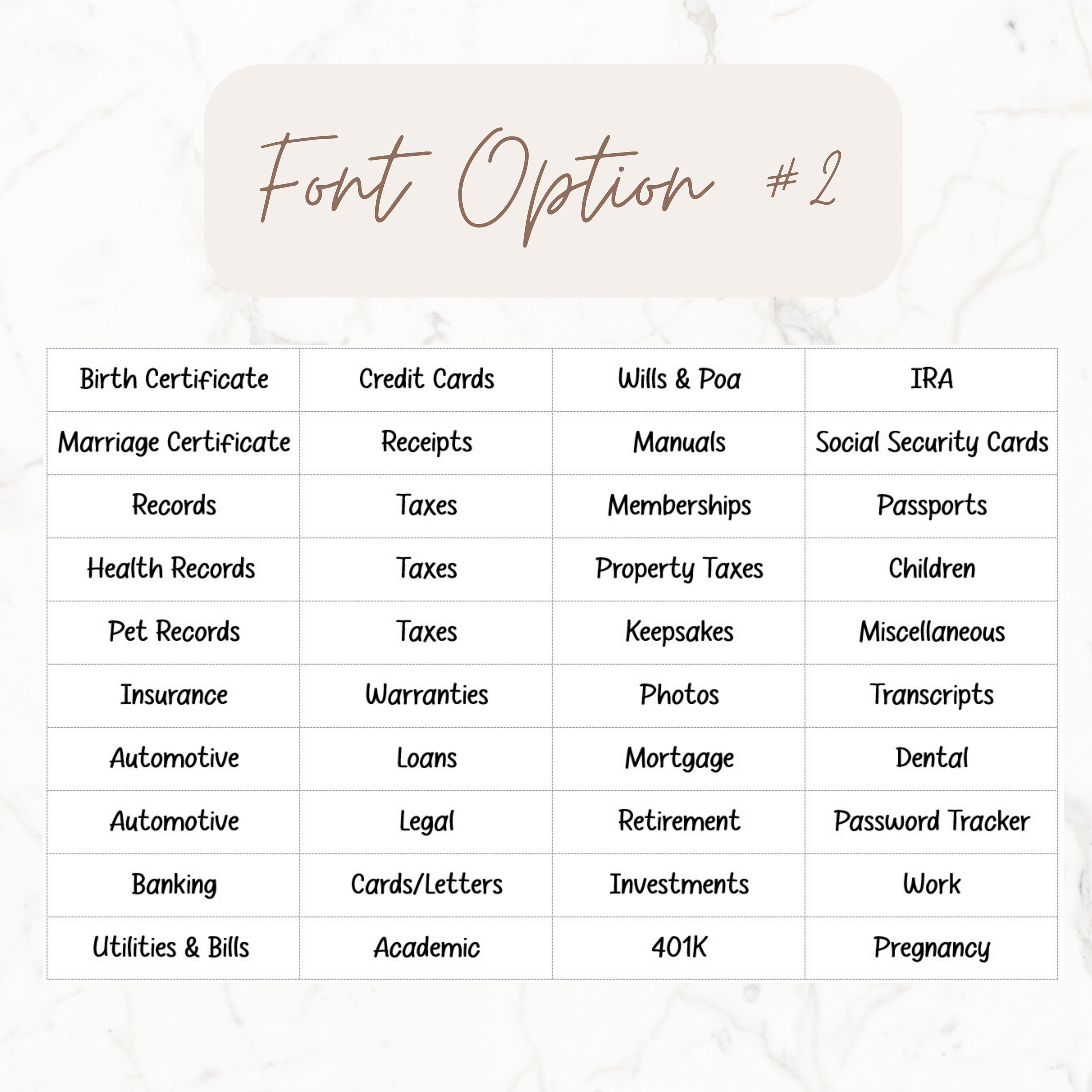 Home Filing System, Home Files, Home Office Organization, File Storage ...