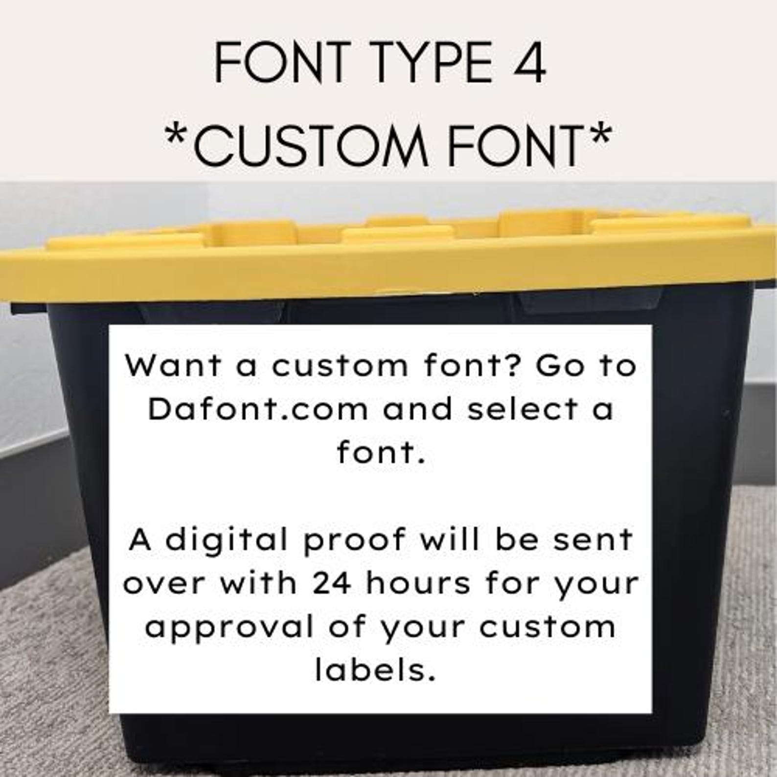 Custom Waterproof Storage Bin Labels: Garage, Basement, Holiday - Etsy