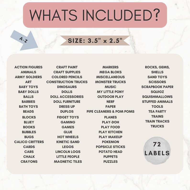 Toy Bin Labels, Playroom Organization, Playroom Labels, Trofast, Cube ...