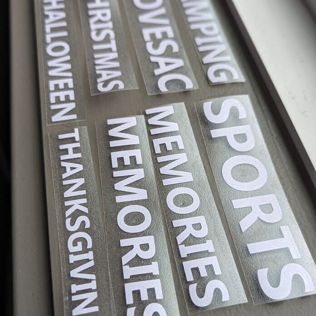 Vinyl Sticker Label, Waterproof Sticker Label, Organization Label ...