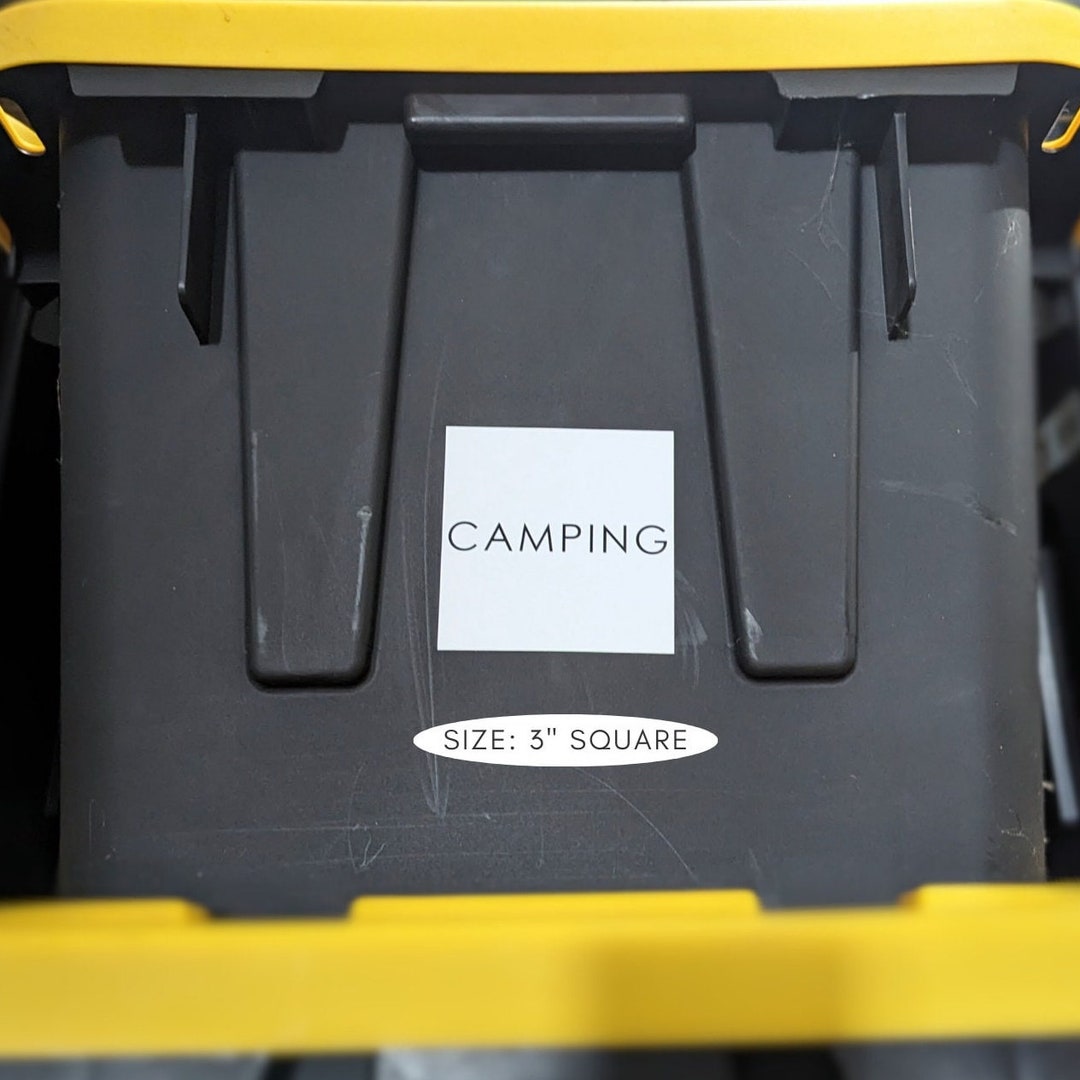 Garage Storage Labels, Organized Labels, Custom Labels, Basement ...