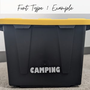 Garage Storage Labels, Waterproof, Custom Labels, Basement Storage ...