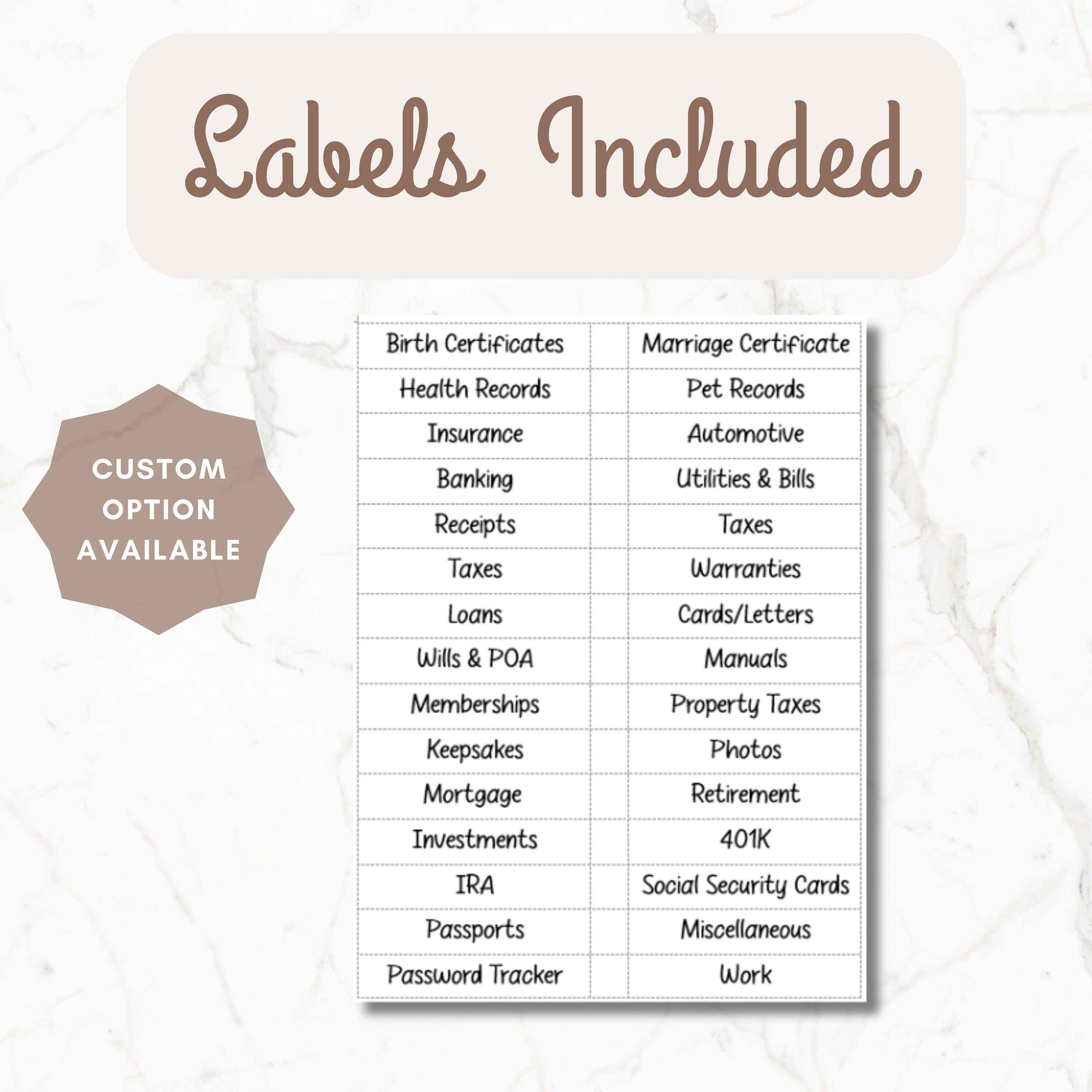 Home Filing System, Home Files, Home Office Organization, File Storage ...