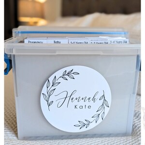 Kids File Folder Box, Memory Tote Box, Kids Tote Complete Box, Baby ...