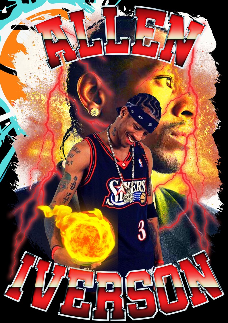 My Favorite Player is Allen Iverson. T-shirt and Hoodie - Etsy
