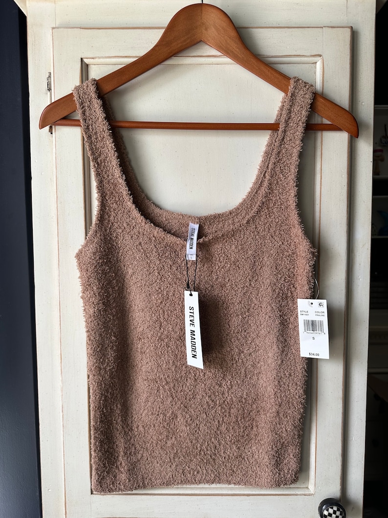 Steve Madden Tank Tops- Fuzzy Lounge or Going-out Top Comfortable ...