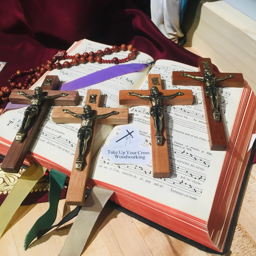 Meditation Crucifix | 5 Inch Prayer Cross With Brass Corpus | Available ...