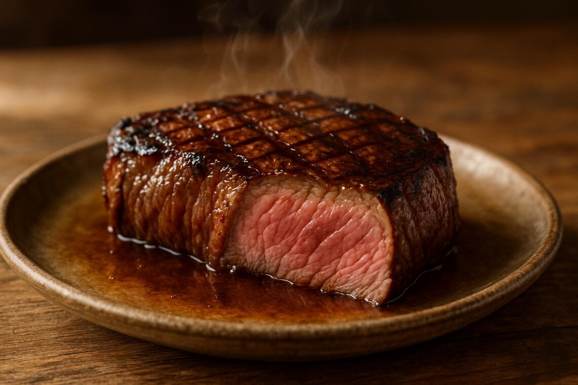 Medium-rare Steak Print – High-resolution Culinary Photography for ...