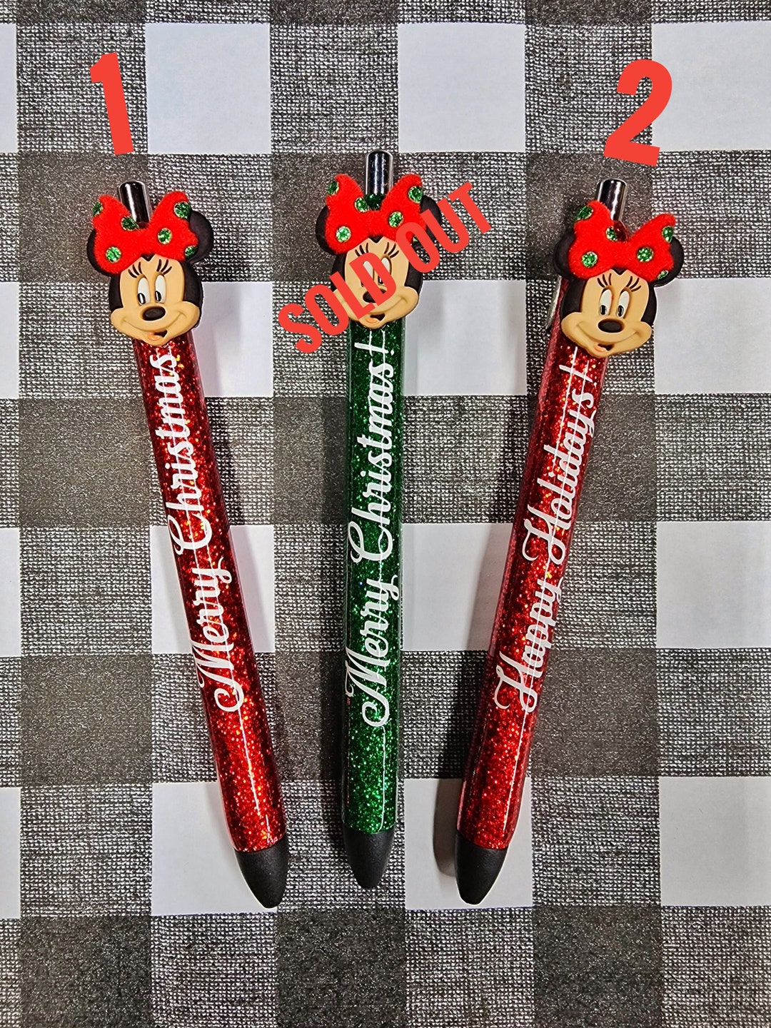 Christmas Character Epoxy Pens - Etsy