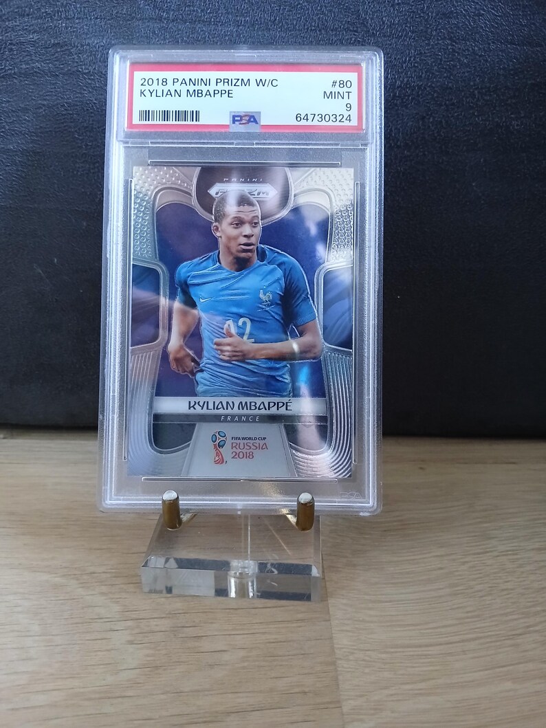 Kylian Mbappe Rookie Card PSA 9 Mint - Etsy