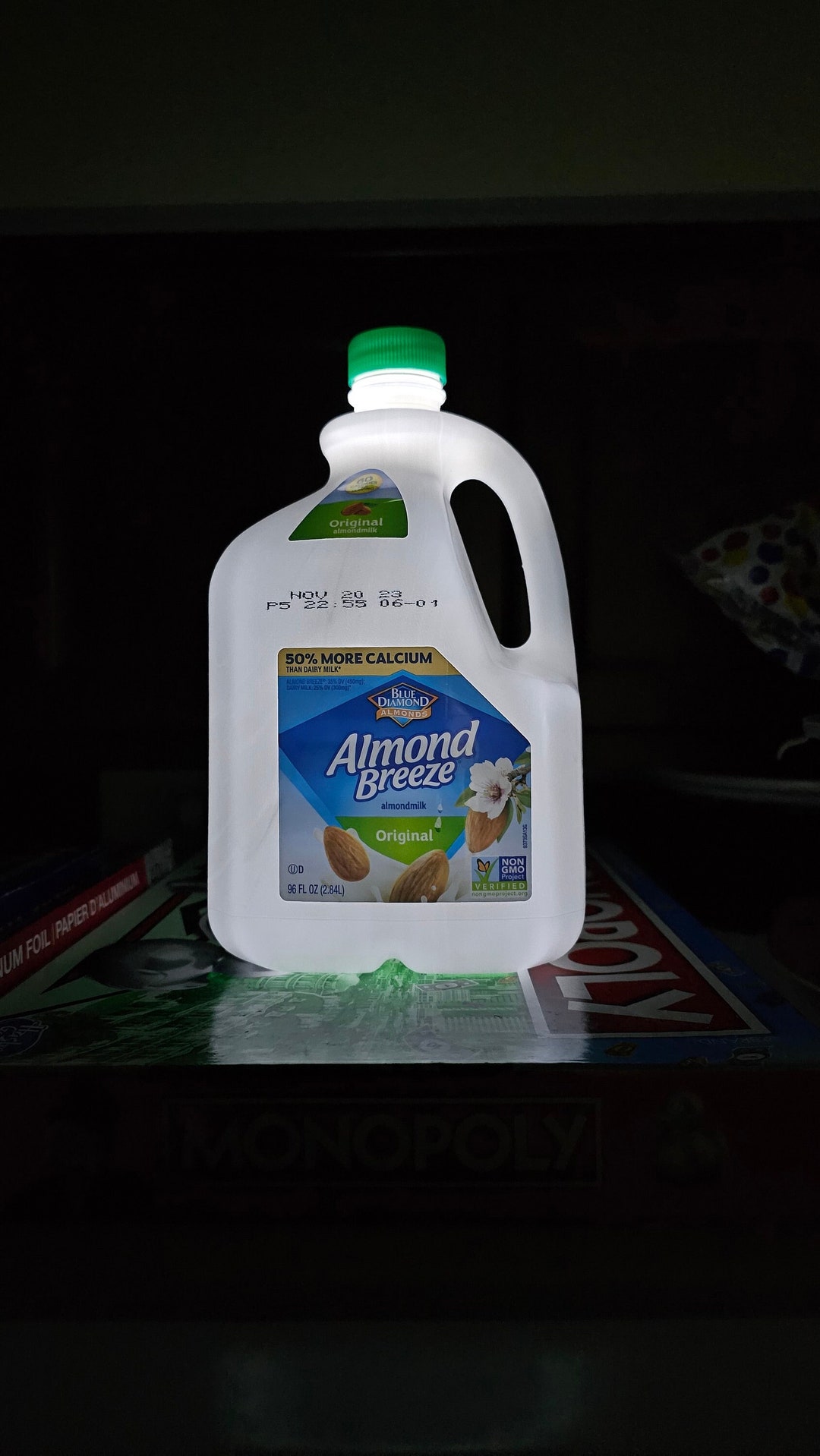 Almond Breeze Original Container Repurposed Into A Nightlight - Etsy