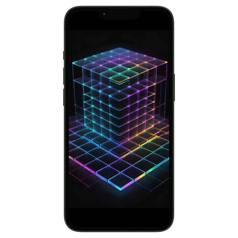 4K Wallpaper, Colorful 3D Cube Structure 4K Wallpapers. for Iphone ...