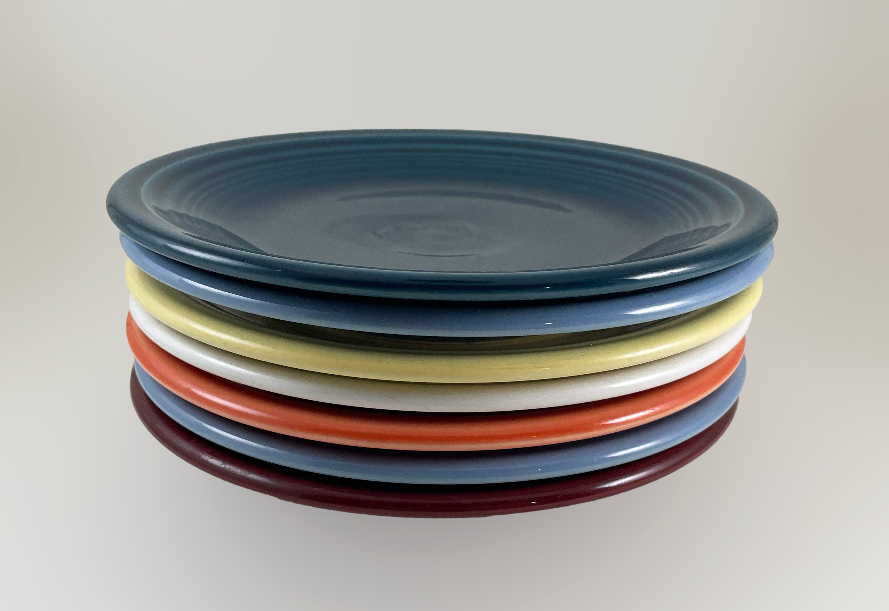 Vintage Fiestaware Salad Plates 2000 - Etsy