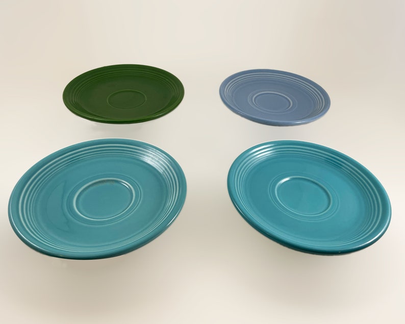 Vintage Fiestaware Saucer Plates Multiple Colors 1930s-2000s - Etsy