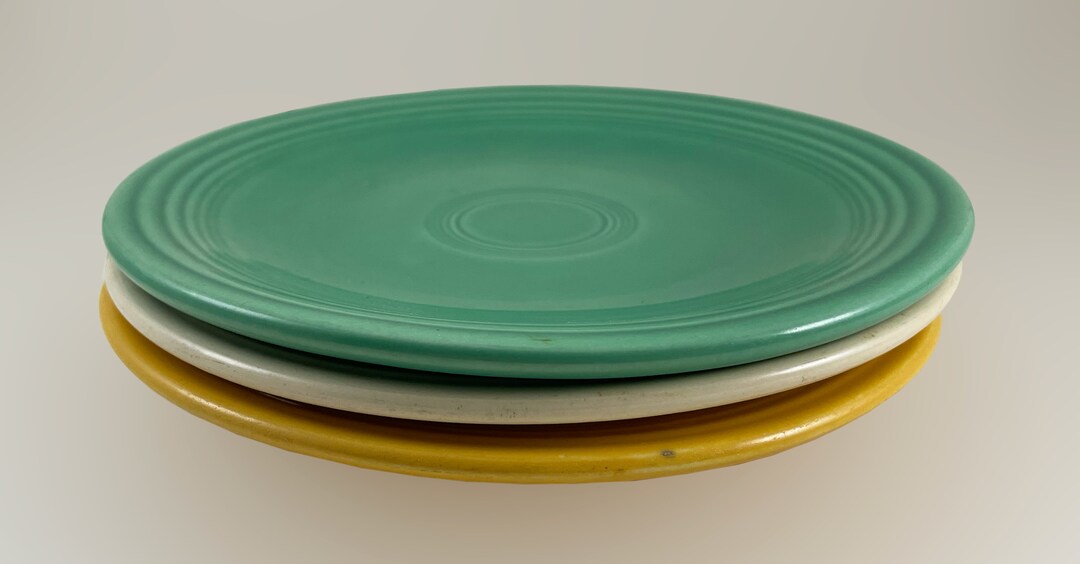 Vintage Fiestaware Small Plates 1940s - Etsy