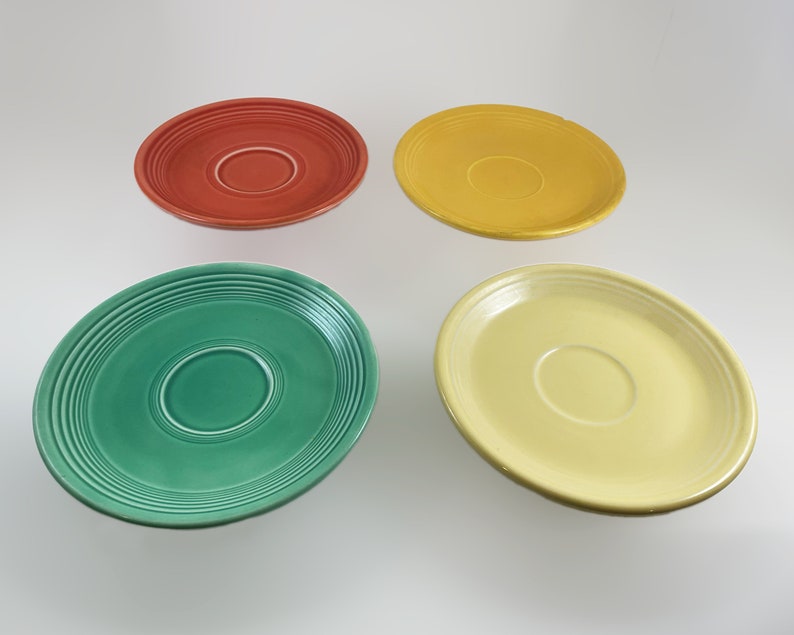 Vintage Fiestaware Saucer Plates Multiple Colors 1930s-2000s - Etsy