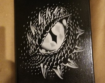 Laser Engraved Canvas Forest Art - Etsy