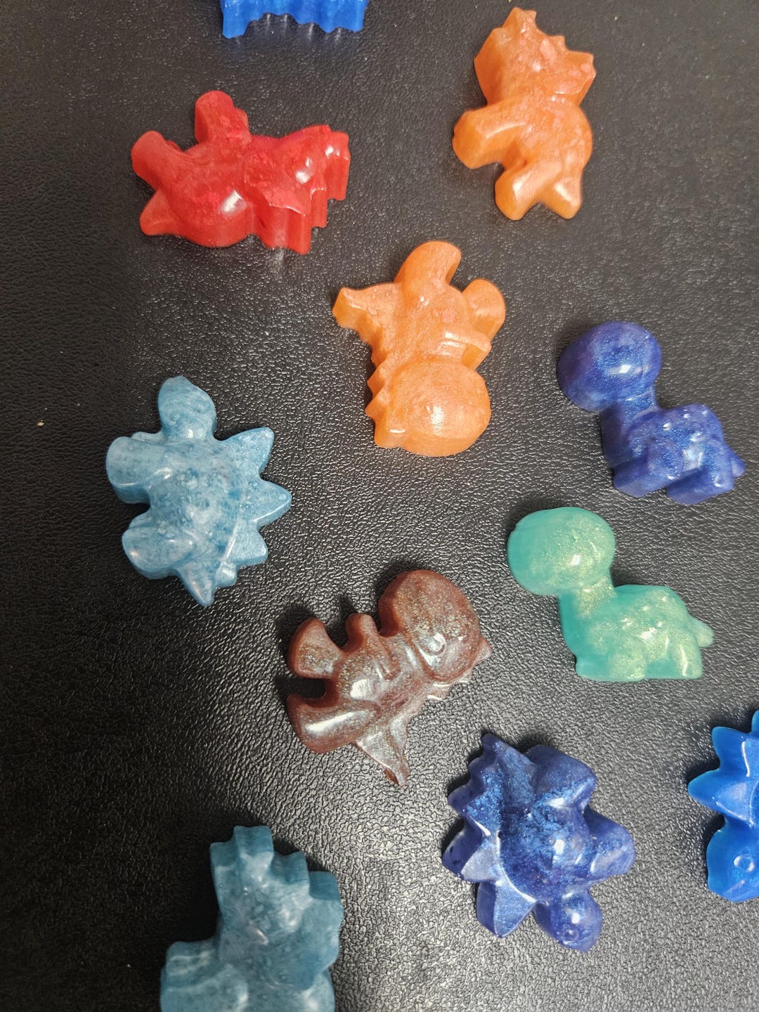 Custom Resin Dinosaurs | Mini Figurines | Personalized Colors | Cute ...