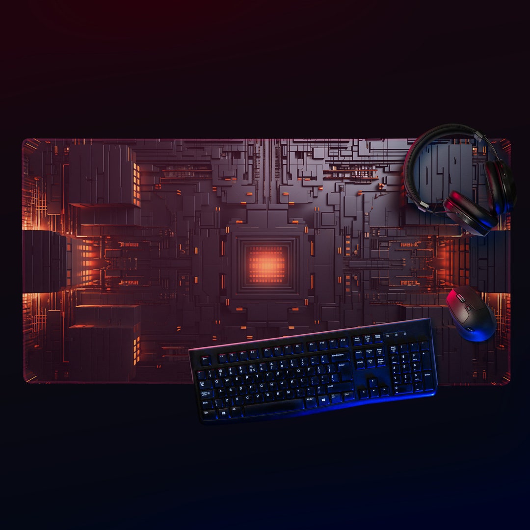 Cyber-cube Gaming Mouse Pad - Etsy