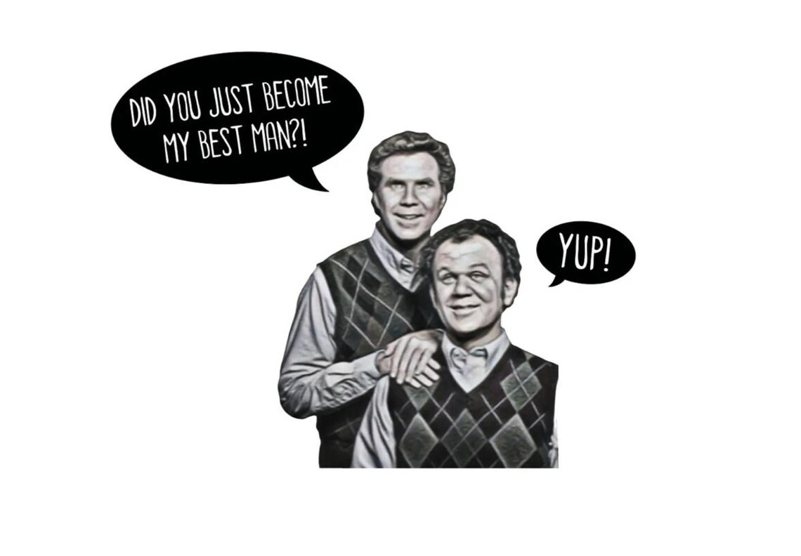 Best Man Png - Step Brothers - Wedding Gift - Wedding - Best Man Gift ...