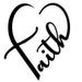 Heart SCG - Faith SVG - Digital Download - Cut File - Cricut - Faith ...
