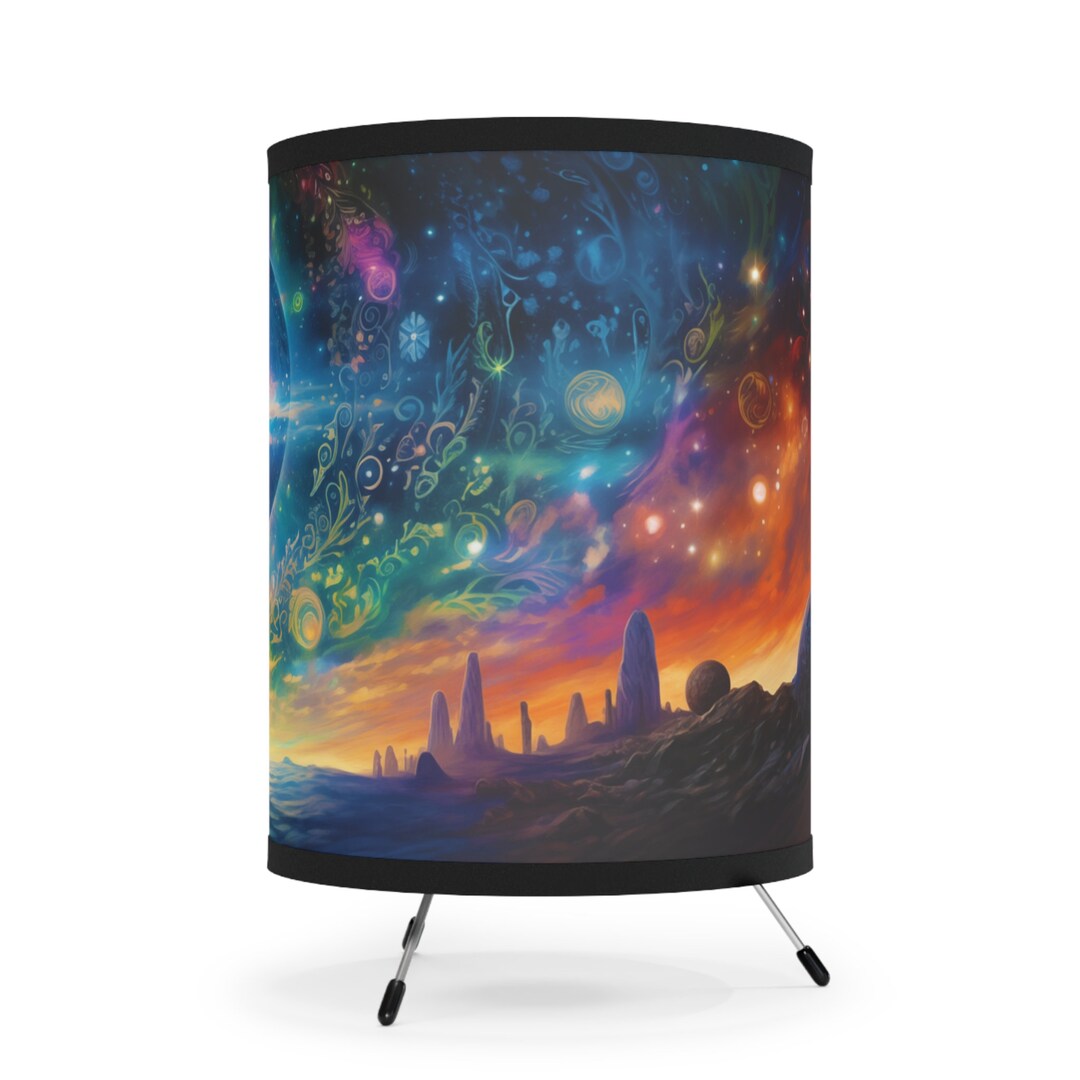 Celestial Experience Lamp Magical Stars Table Lamp Fantasy Art Lamp ...
