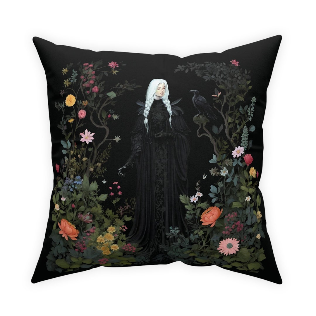 Dark Cottagecore Pillow Sanctuary in the Wilds Dark - Etsy