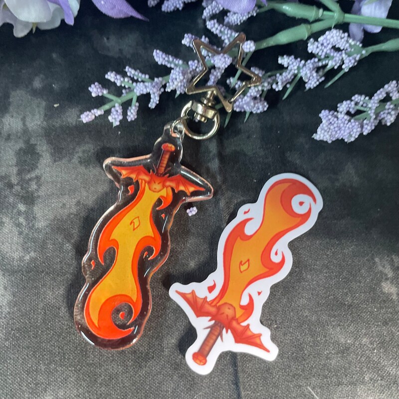 Fire Sword - Etsy